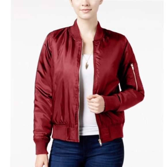 American Rag | Jackets & Coats | Lightweight Bomber Jacket Zinfandel ...